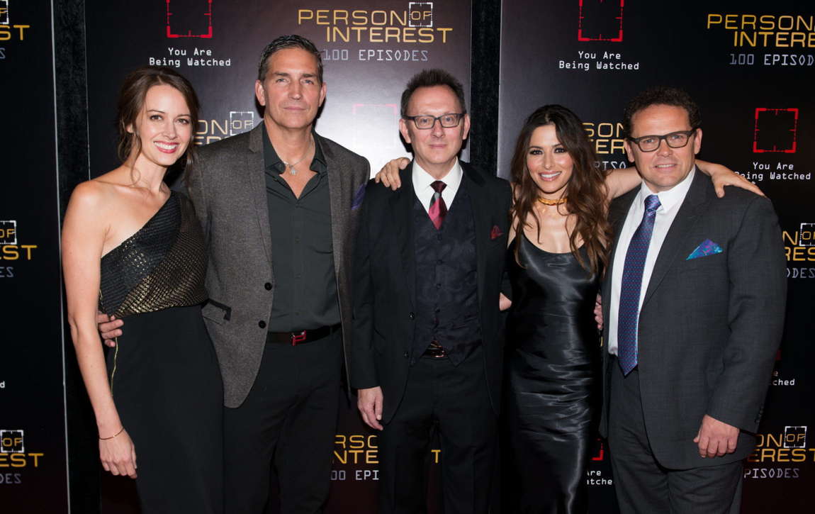 Person Of Interest 100th Episode Celebration - Jim Caviezel Sarah Shahi ...