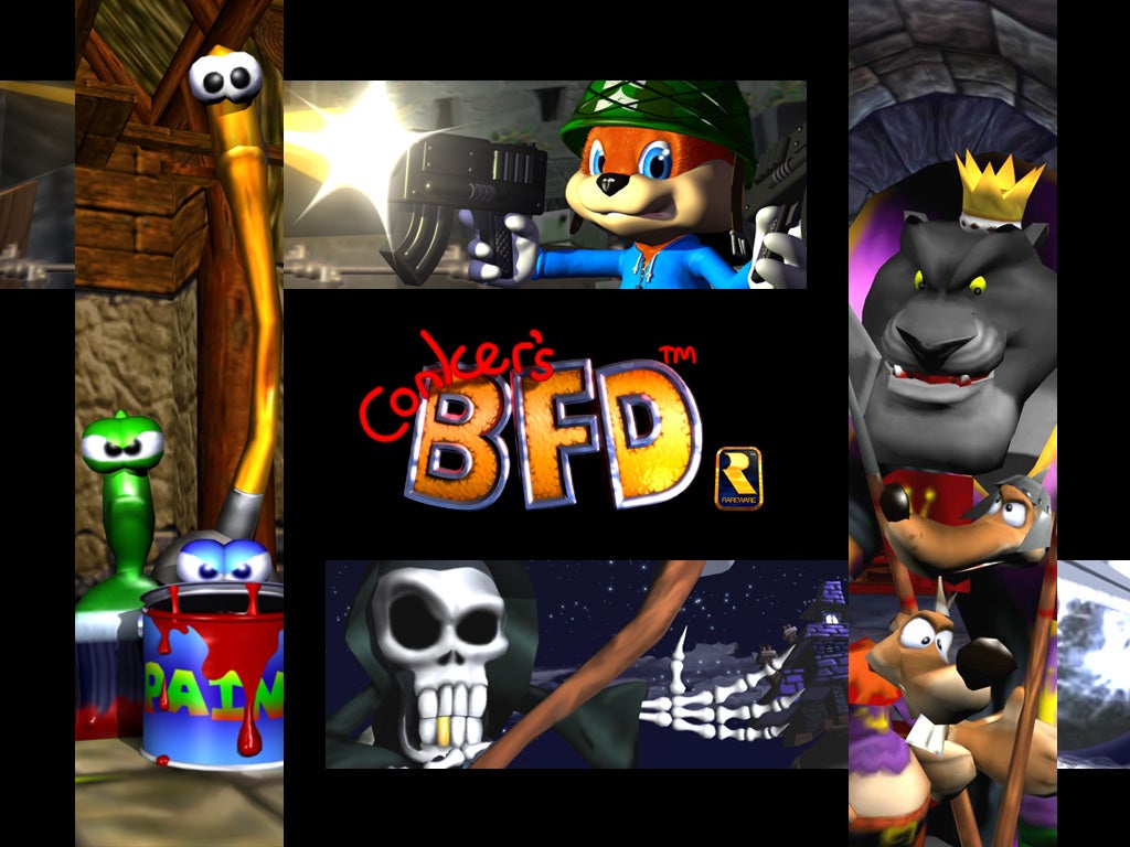 Conker Bad Fur Day Paper - 1024x768 Wallpaper - teahub.io