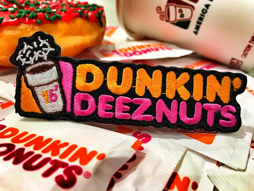 Dunkin Deez Nuts Patch - 1000x750 Wallpaper - teahub.io