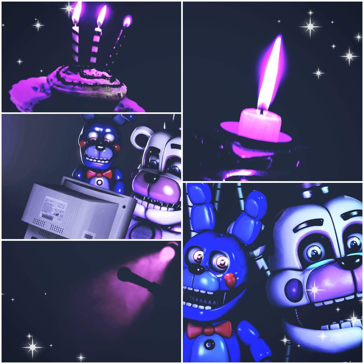 Funtime Freddy And Bon Bon - 1440x1440 Wallpaper - teahub.io