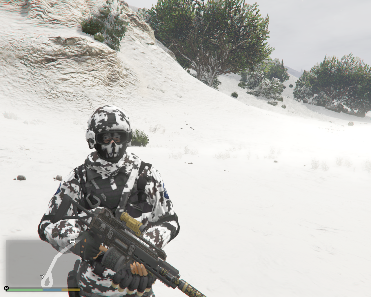 Ssg Commando In Snow - 1280x1024 Wallpaper - teahub.io
