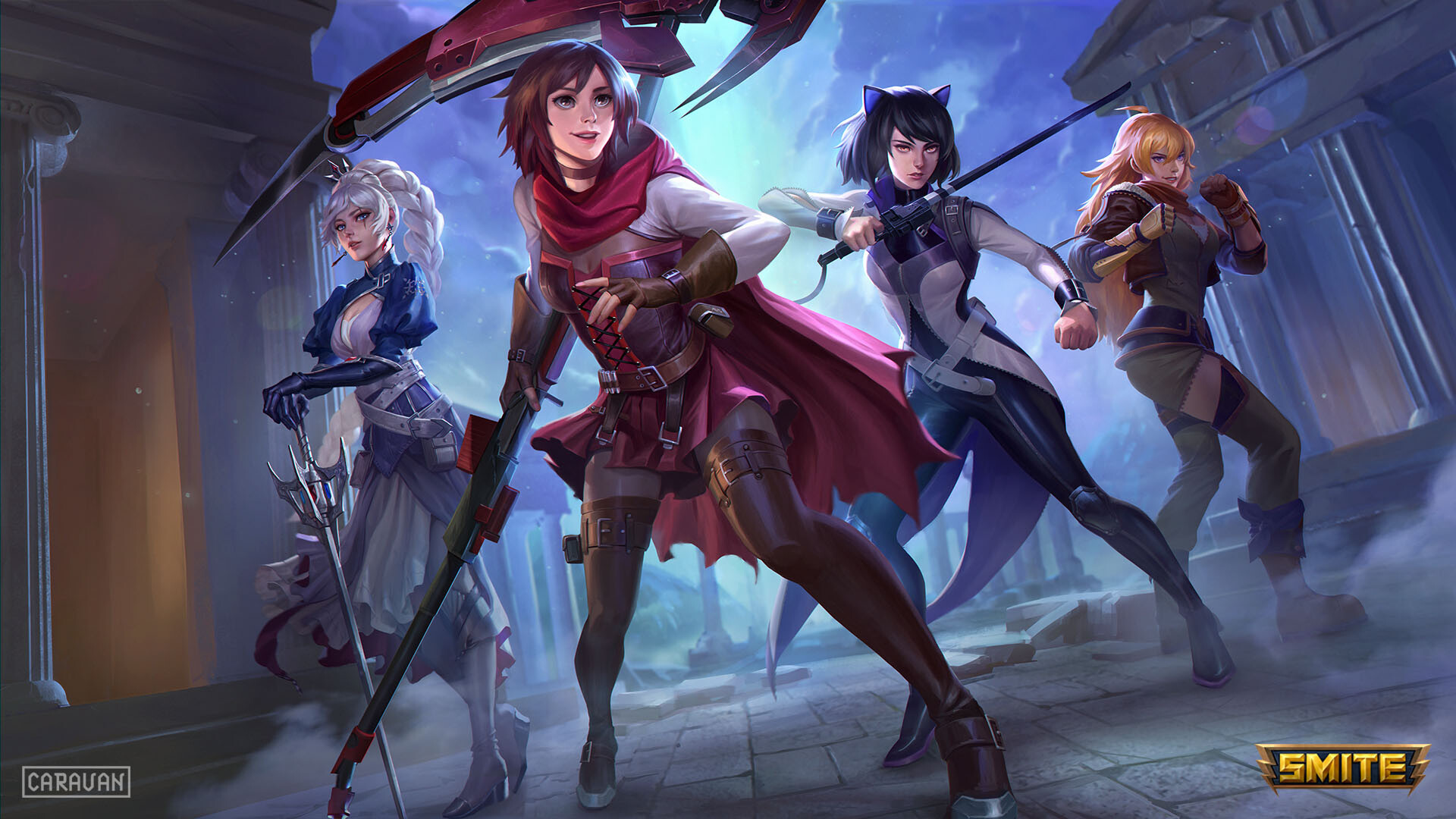 Smite Rwby Battle Pass - 1920x1080 Wallpaper - teahub.io