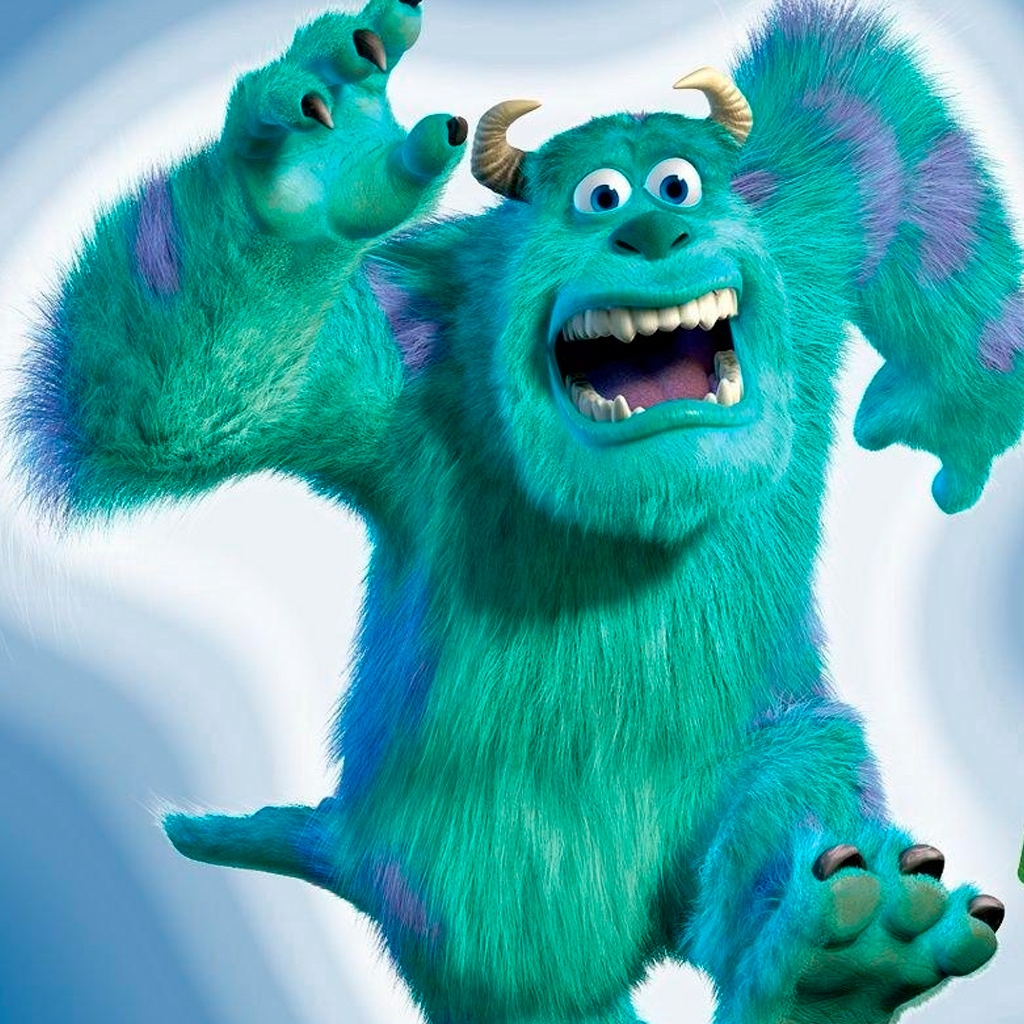 Sully Monsters Inc Scared - 1024x1024 Wallpaper - teahub.io