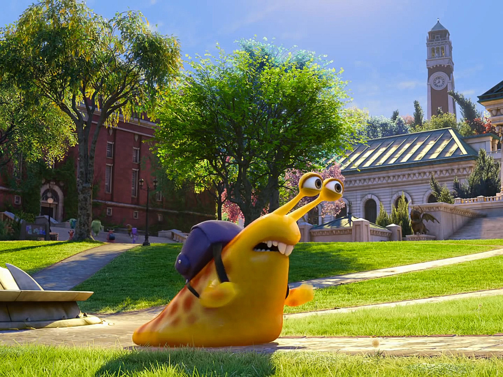 Monsters Inc Snail Running Gif - 1600x1200 Wallpaper - teahub.io