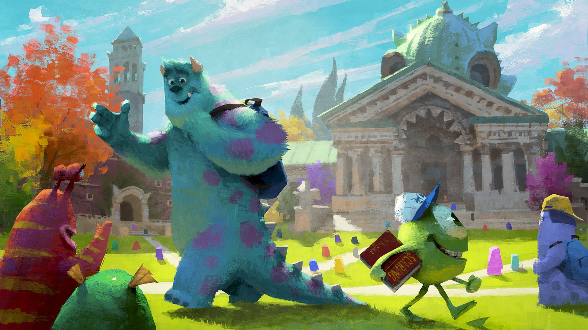 Monster Inc Concept Art - 1920x1080 Wallpaper - teahub.io