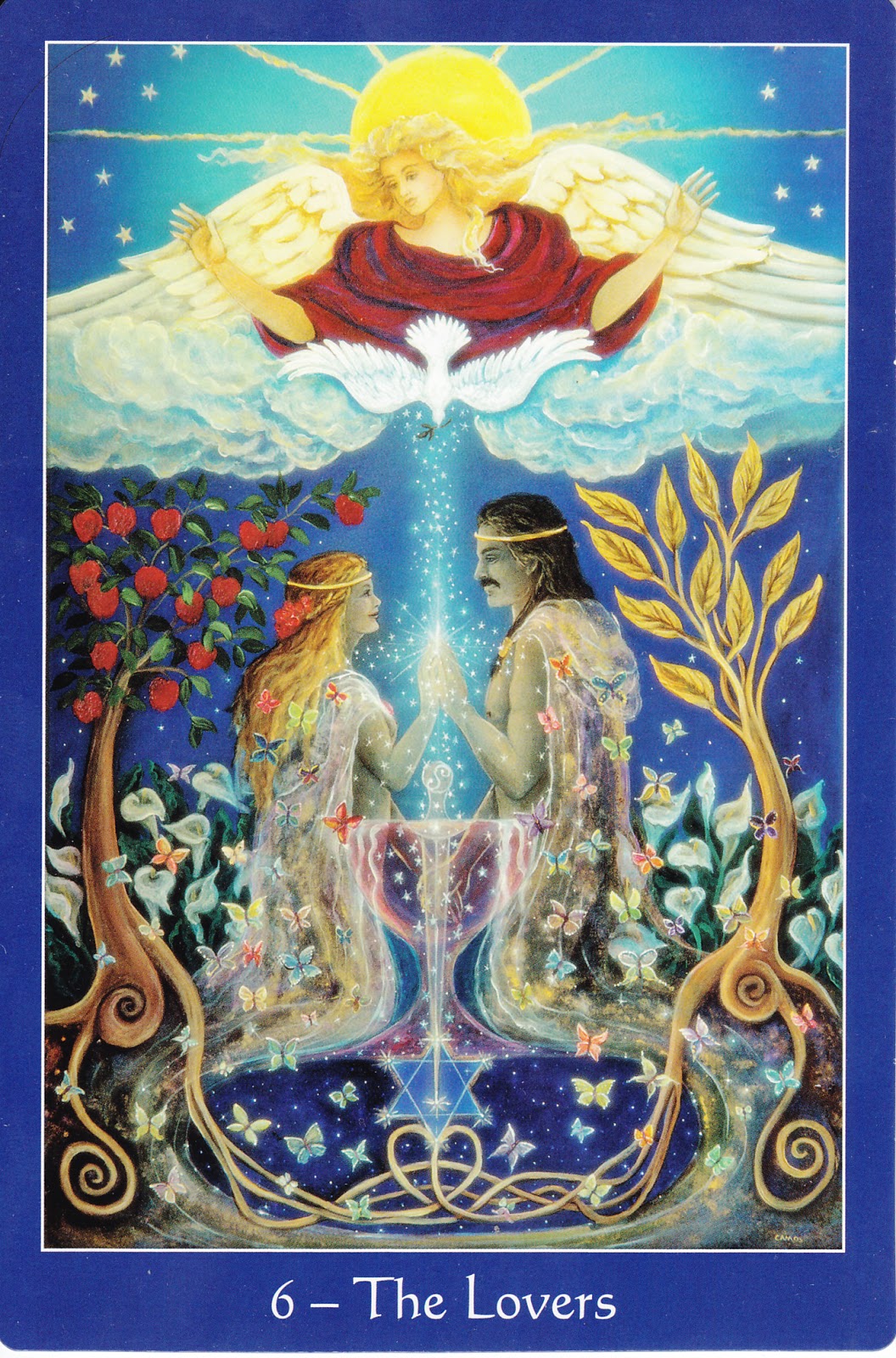 High Resolution Wallpaper Tarot Cards Lovers Card 1056x1600