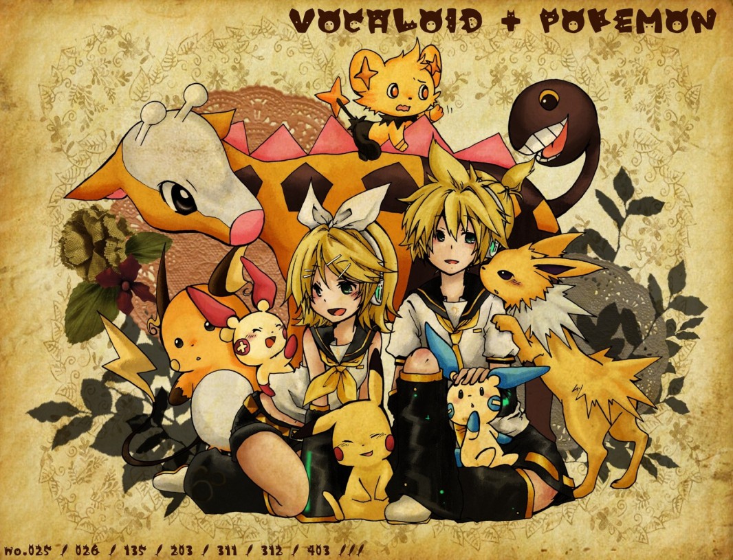 Rin And Len Pokemon - 1066x815 Wallpaper - teahub.io