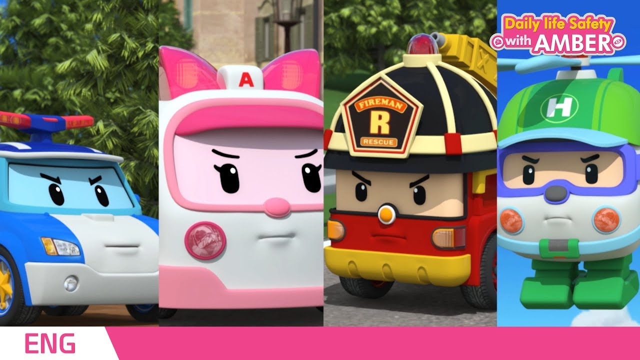 Robocar Poli Daily Life Safety With Amber - 1280x720 Wallpaper - teahub.io