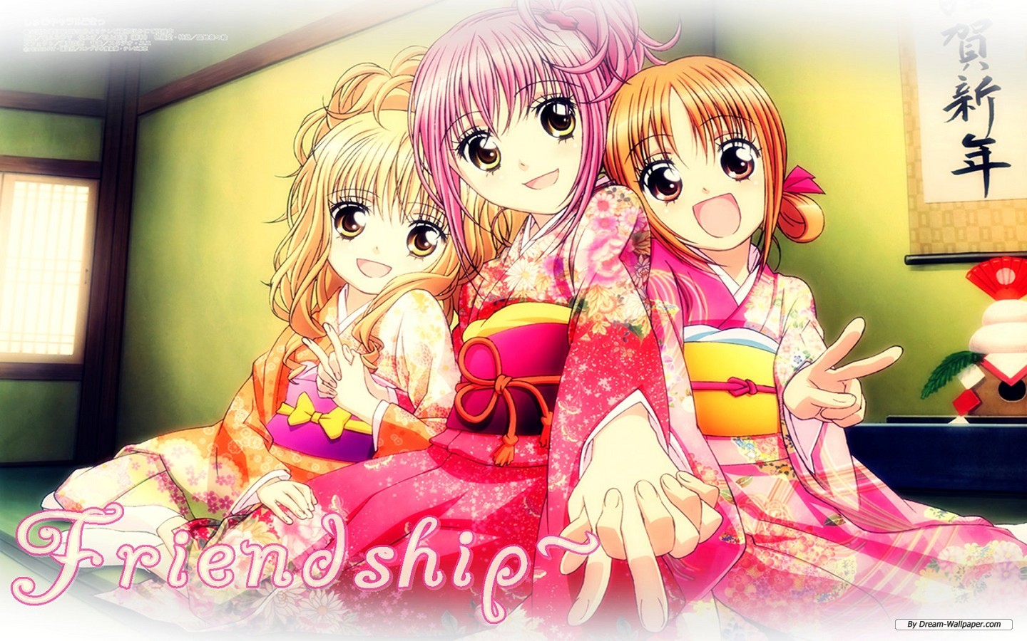 Free Cartoon Wallpaper - Shugo Chara Amu And Rima - 1440x900 Wallpaper ...