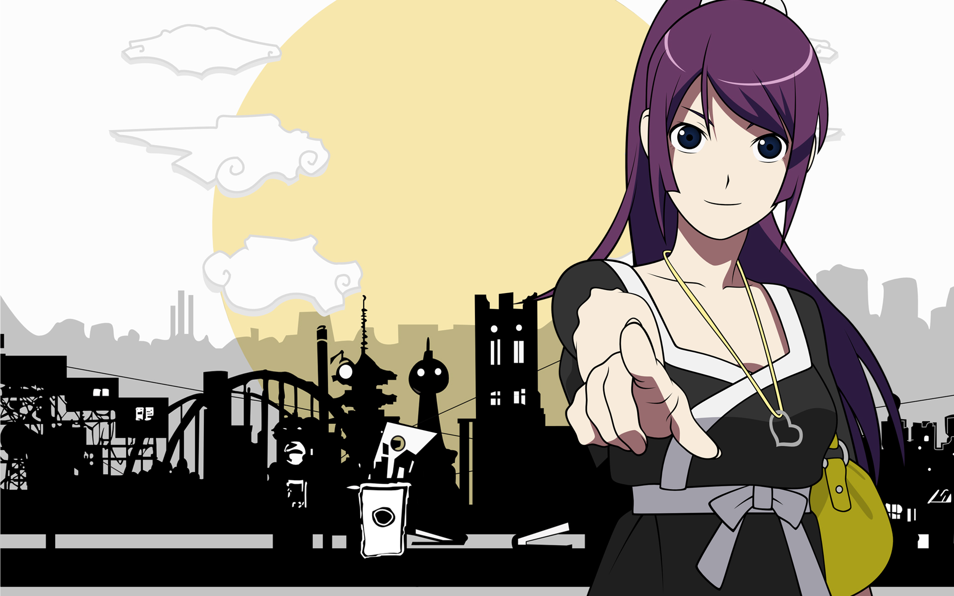 Bakemonogatari 1920 - Bakemonogatari Background - 1920x1200 Wallpaper ...