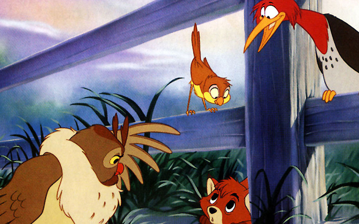 Free The Fox And The Hound High Quality Background - Лис И Пес Книга ...