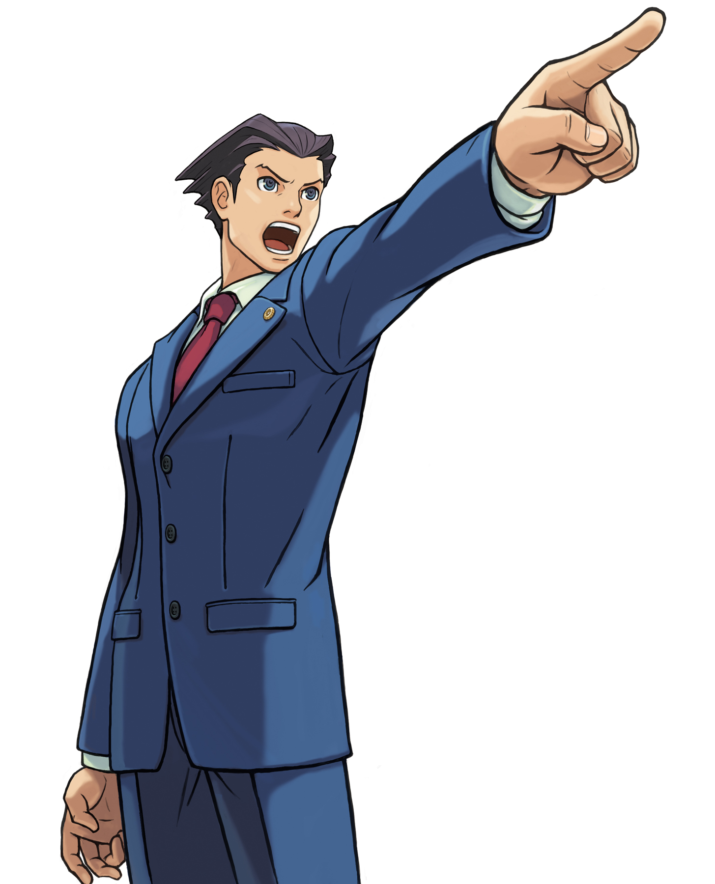 Phoenixwright-objection - Phoenix Wright Ace Attorney Point - 1455x1800 ...