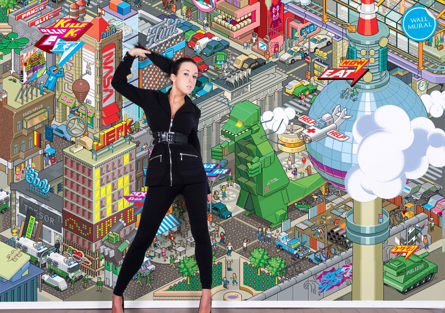 Eboy Berlin Poster - 1420x1000 Wallpaper - teahub.io