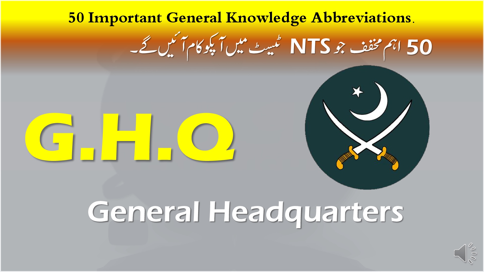 50 Important Abbreviations In Pakistan English Test - Graphic Design ...