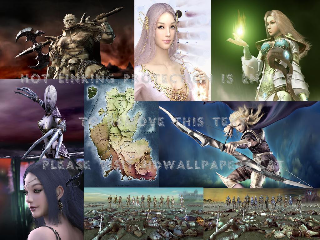 Shaiya Collage Online Game Light Dark - Shaiya - 1024x768 Wallpaper ...