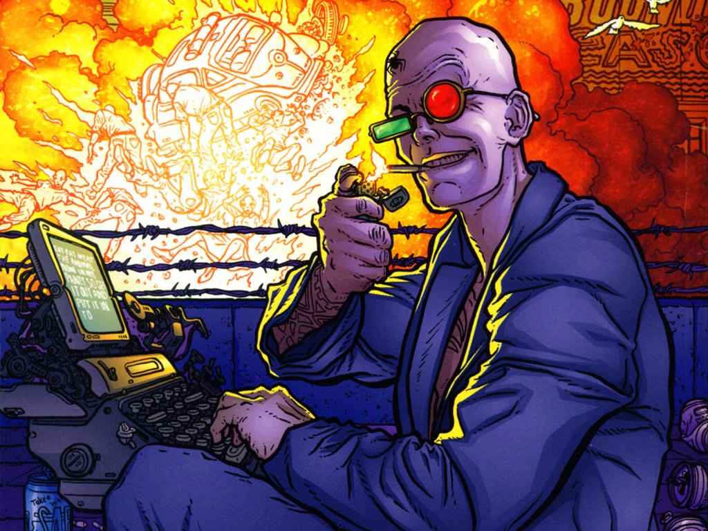 Transmetropolitan Cover - 1024x768 Wallpaper - teahub.io