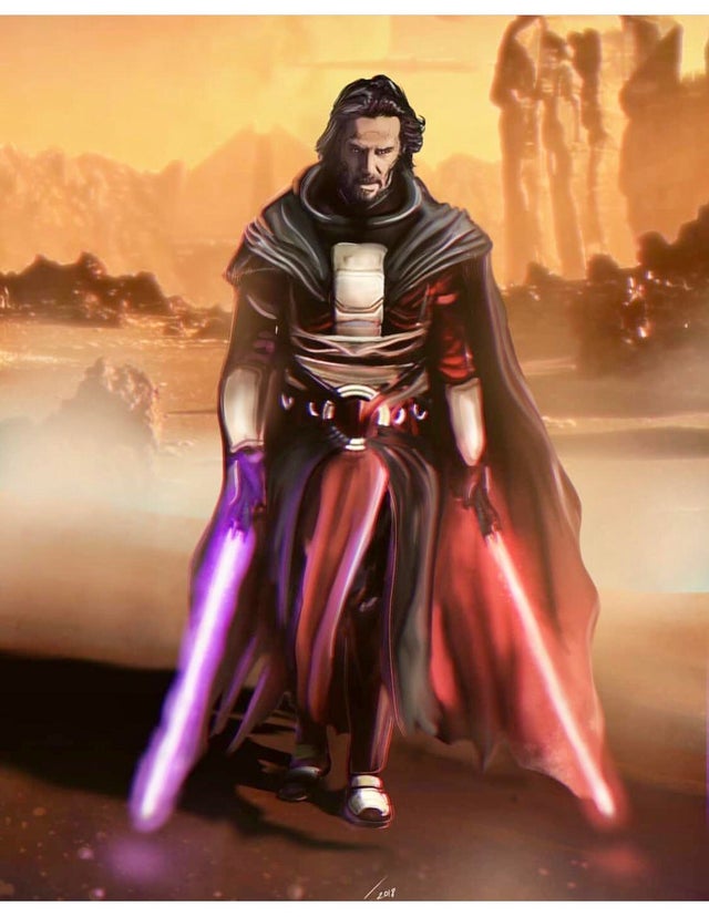 Darth Revan Keanu Reeves - 640x828 Wallpaper - teahub.io