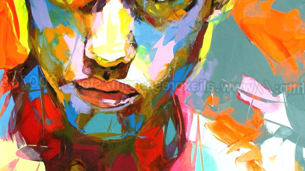 Multicolor Background For Portrait Painting - 1280x720 Wallpaper ...