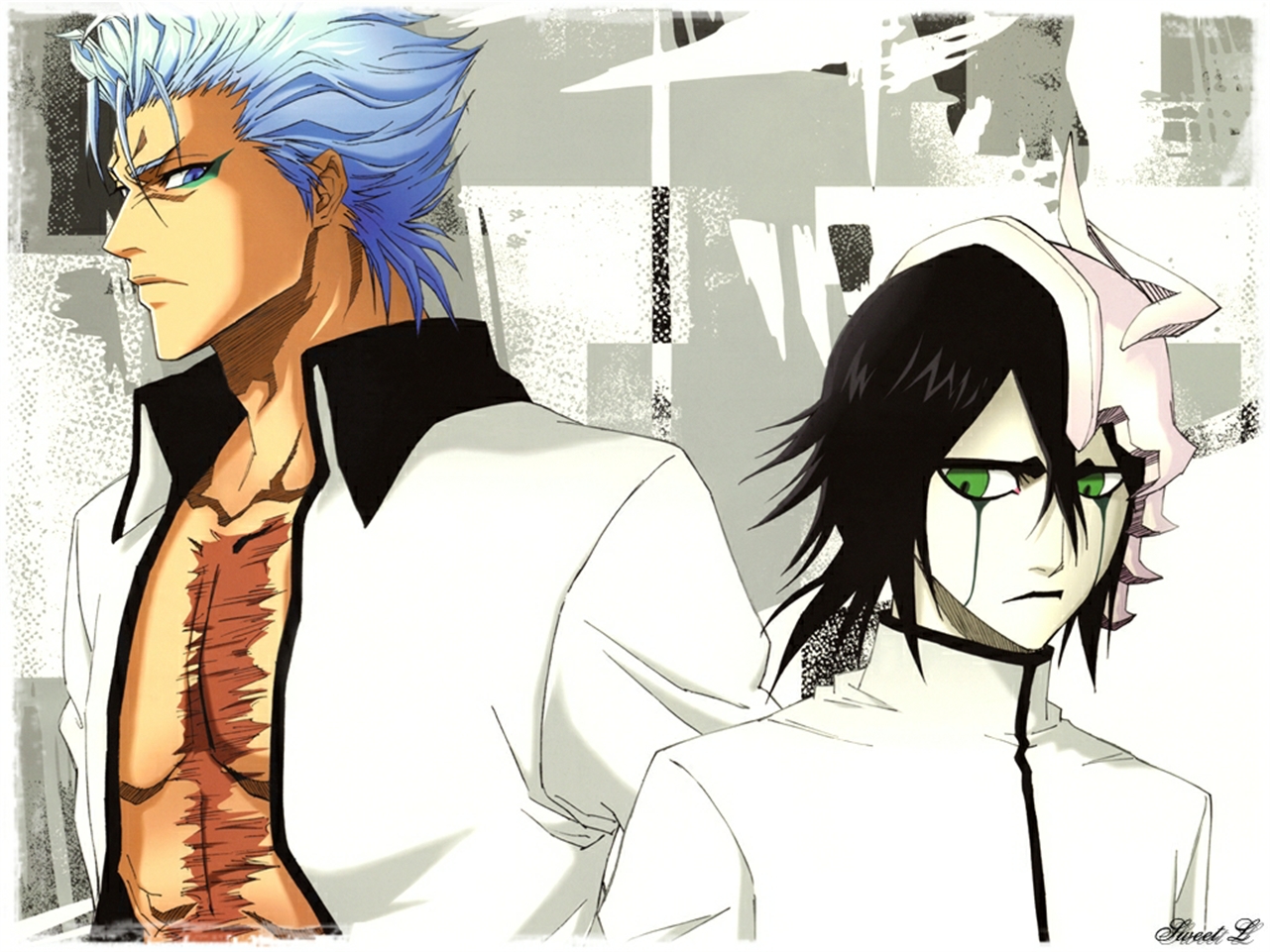 Grimmjow And Ulquiorra Wallpaper