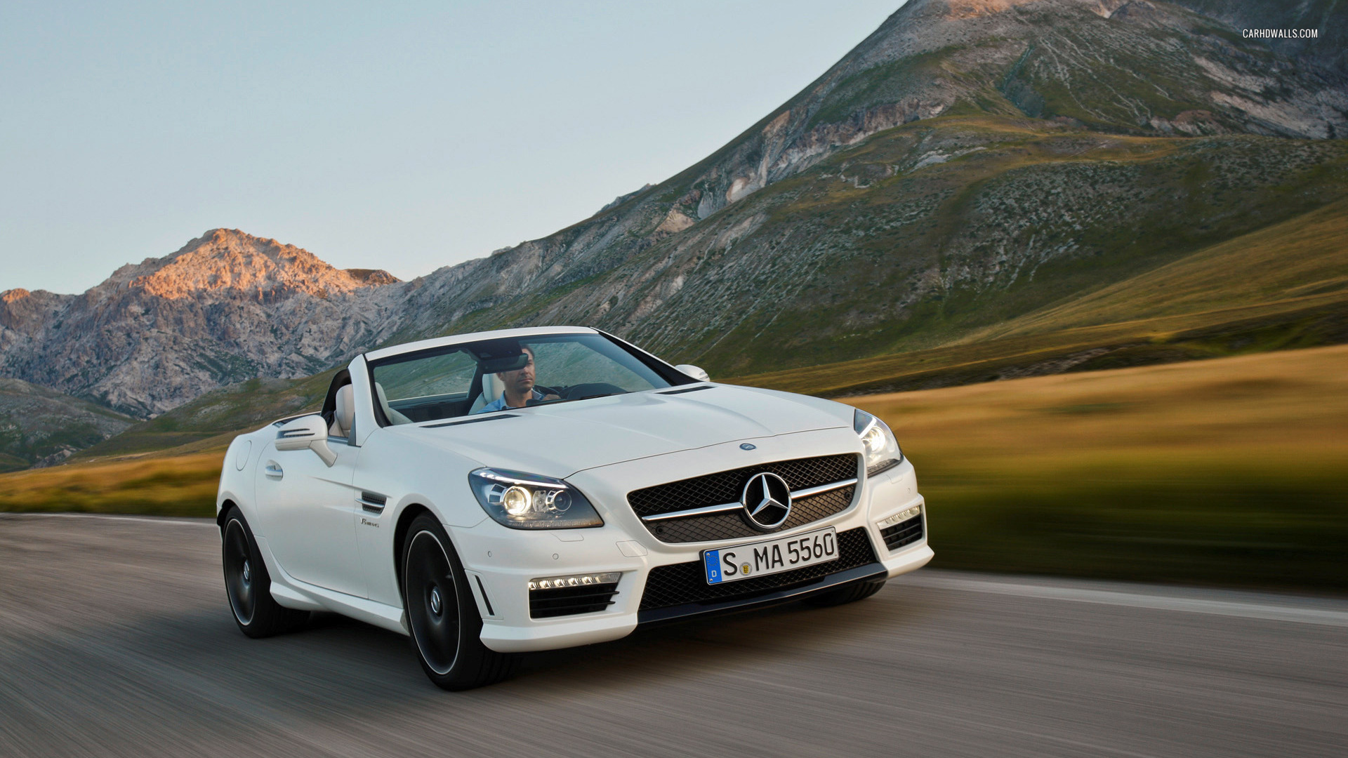 2016 Mercedes Benz Slk Class Wallpaper Hd - White Slk 55 Amg ...