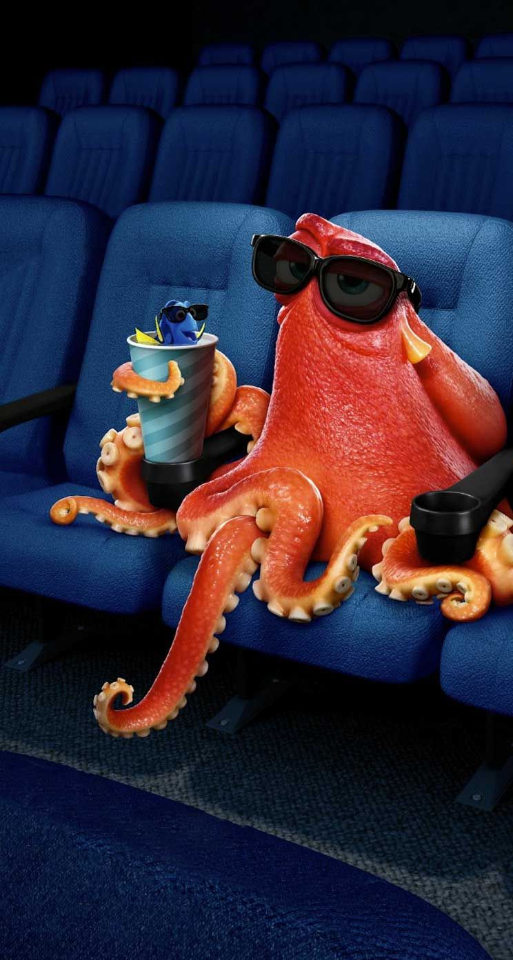 Hank Finding Dory Poster - 744x1392 Wallpaper - teahub.io