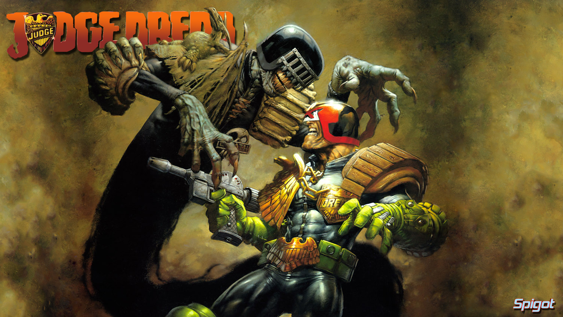 Judge Dredd Vs Judge Death - 1920x1080 Wallpaper - teahub.io