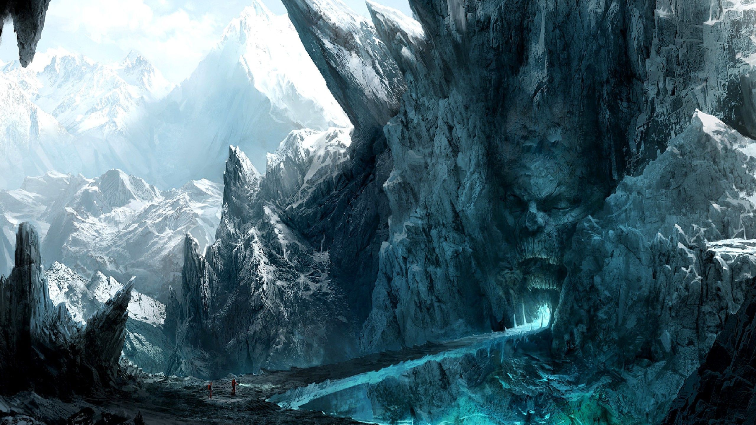 Creepy Gate Icy Montagne Wallpaper - Frozen Land - 2560x1440 Wallpaper ...