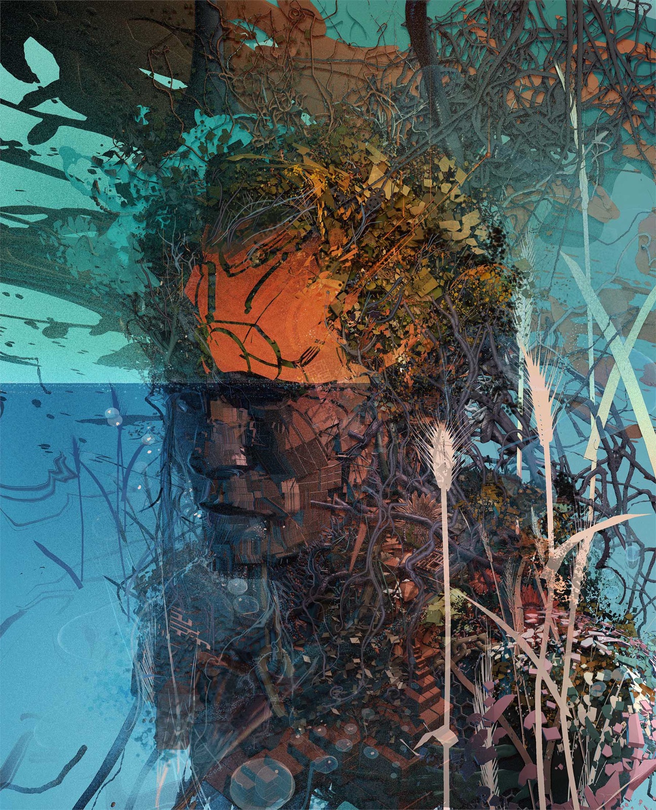 Android Jones Self Portrait - 1296x1600 Wallpaper - teahub.io