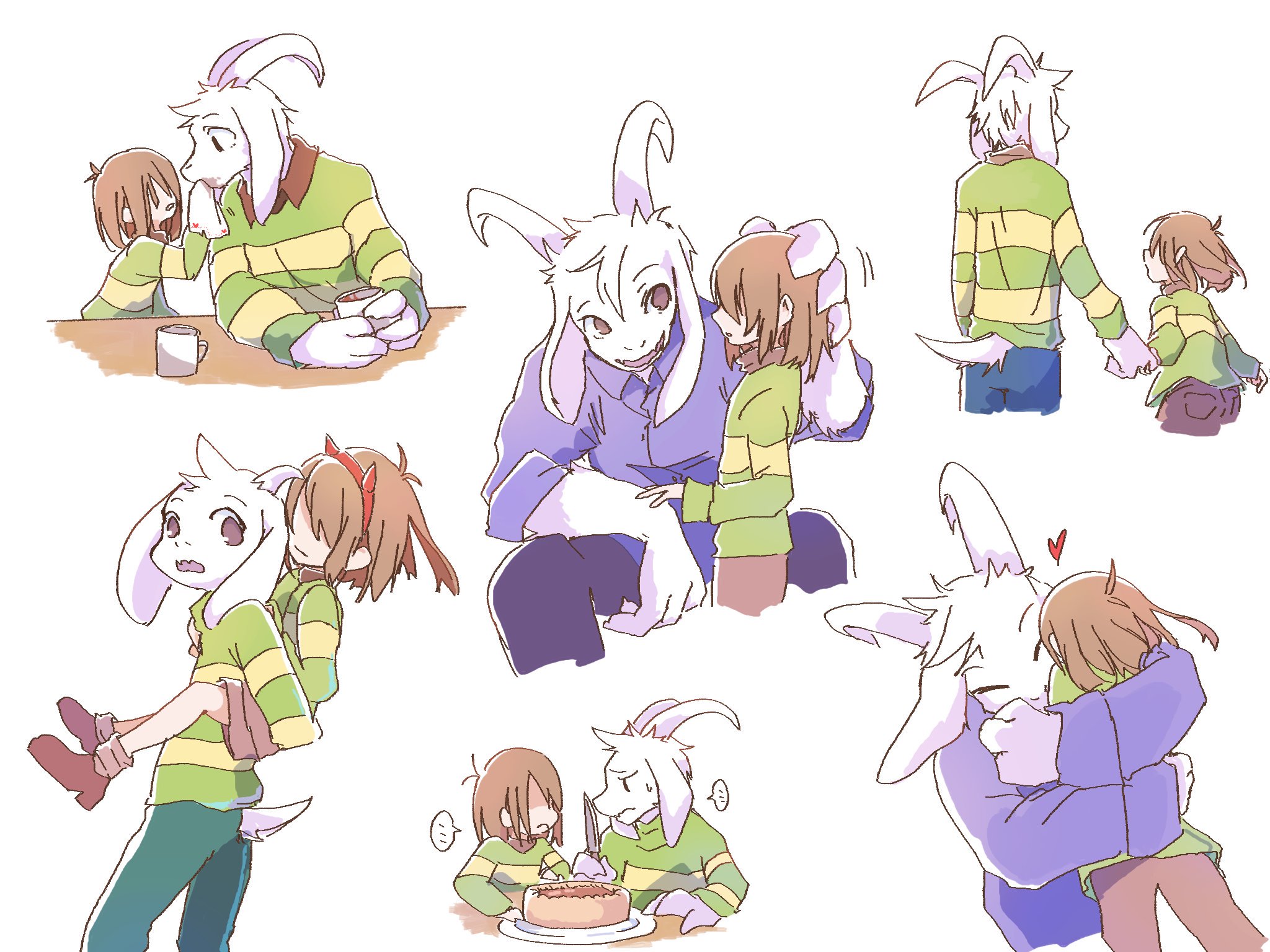 Deltarune Kris And Asriel - 2048x1536 Wallpaper - teahub.io
