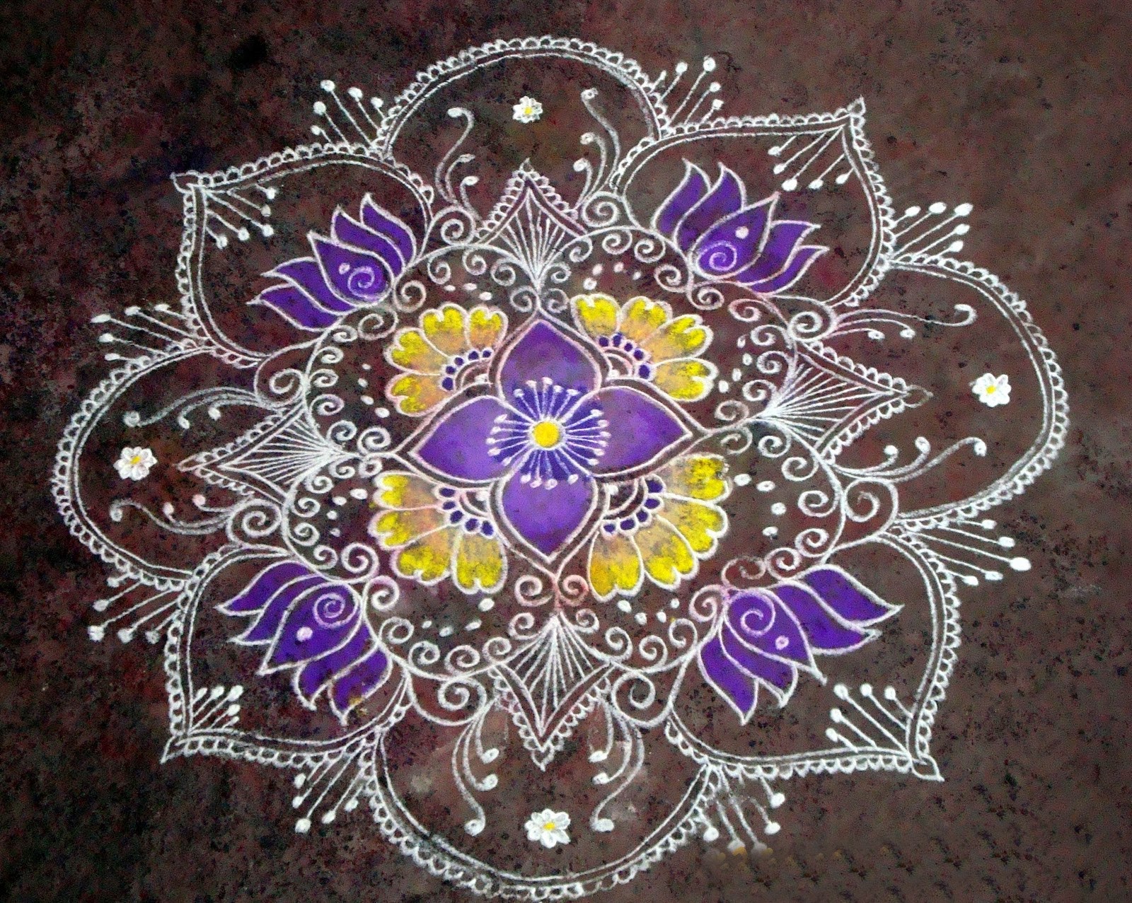 Diwali Rangoli Designs In Hd - 1600x1277 Wallpaper - teahub.io