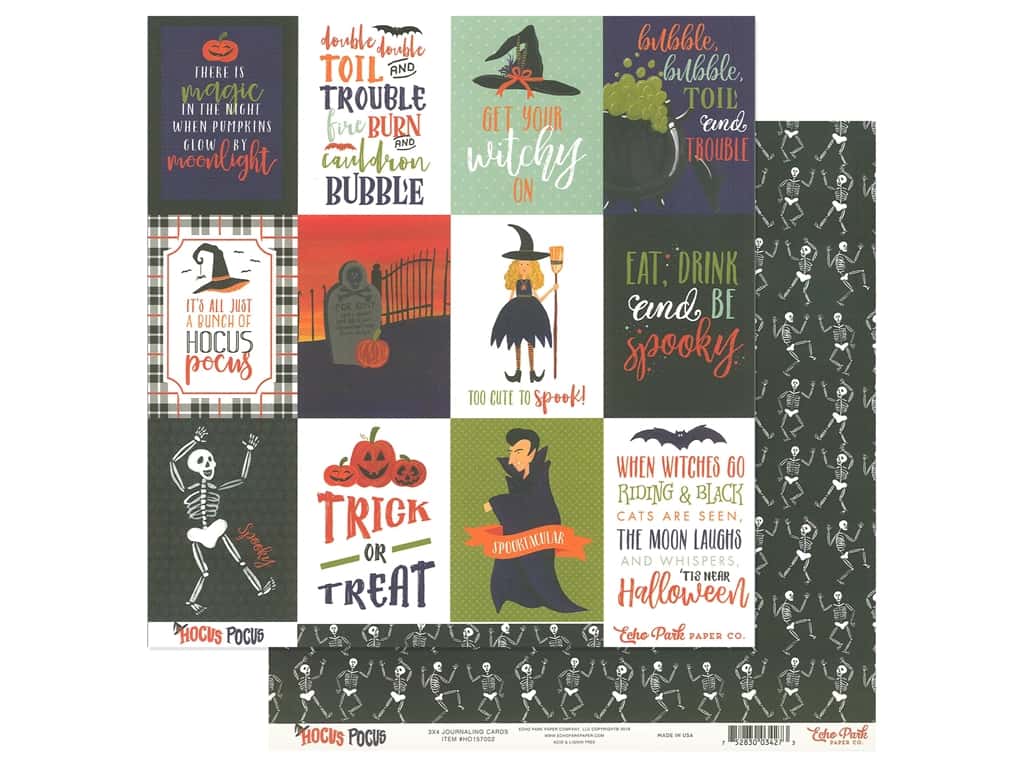 Echo Park Collection Hocus Pocus Paper 12 In - Poster - 1024x768 ...
