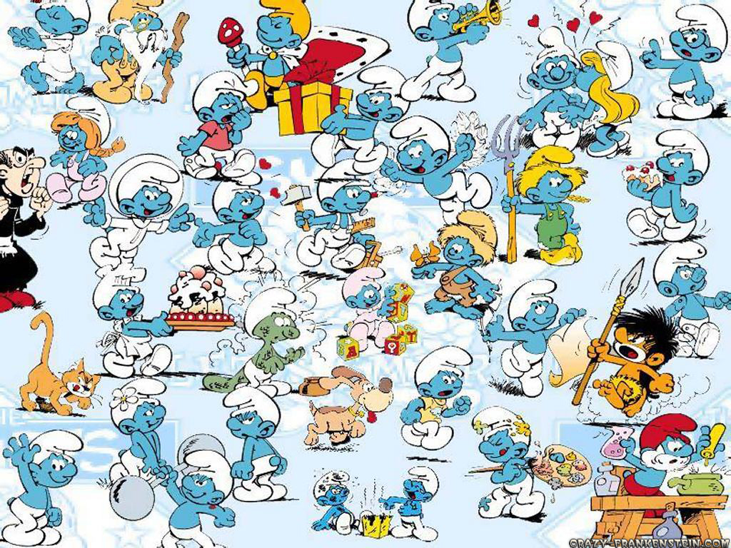 All Smurfs - 1024x768 Wallpaper - teahub.io