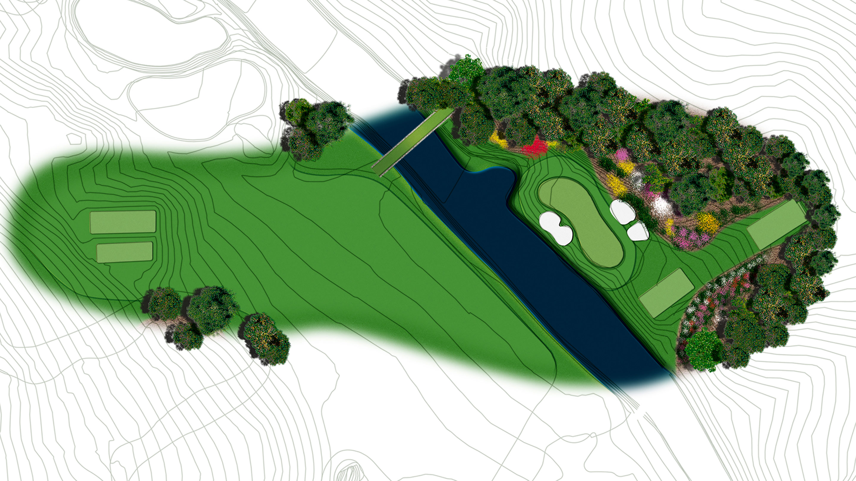 Augusta Hole 12 - 2880x1620 Wallpaper - teahub.io