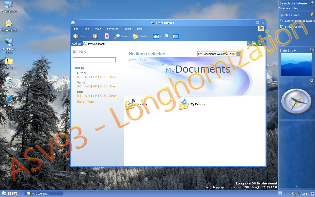 Windows Longhorn Build 3718 - 1280x800 Wallpaper - teahub.io