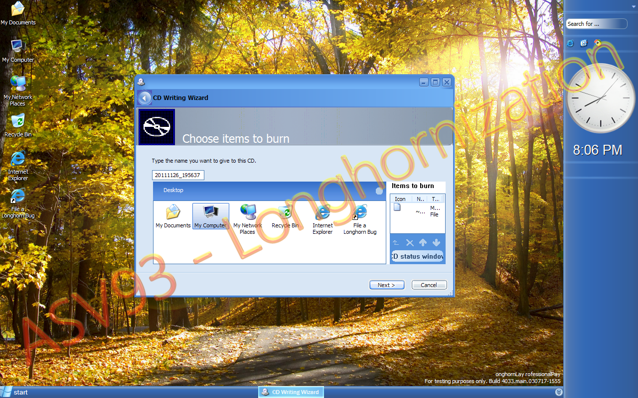 Windows Longhorn Build 4033 - 1280x800 Wallpaper - teahub.io
