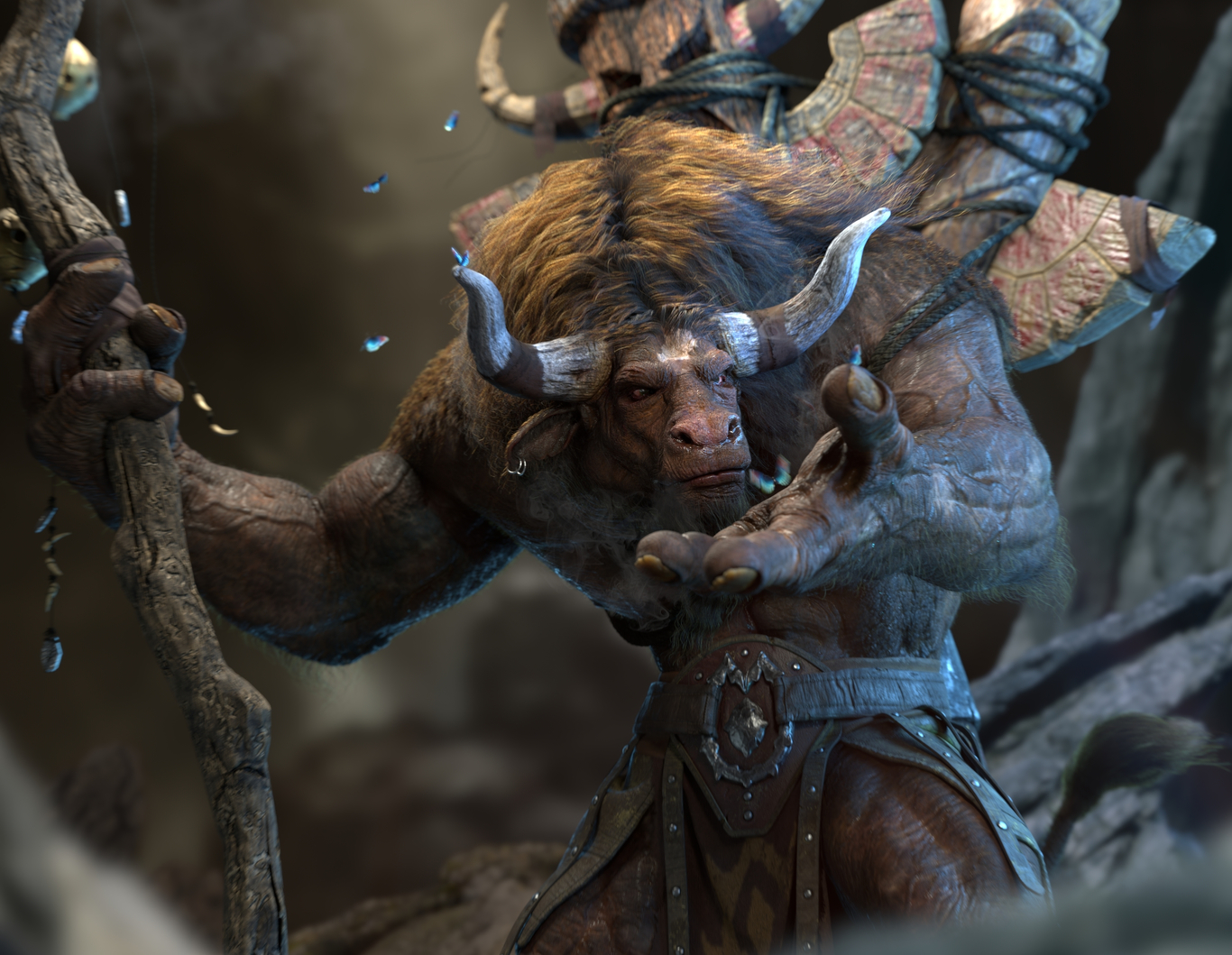 Tauren Shaman - 1366x1059 Wallpaper - teahub.io