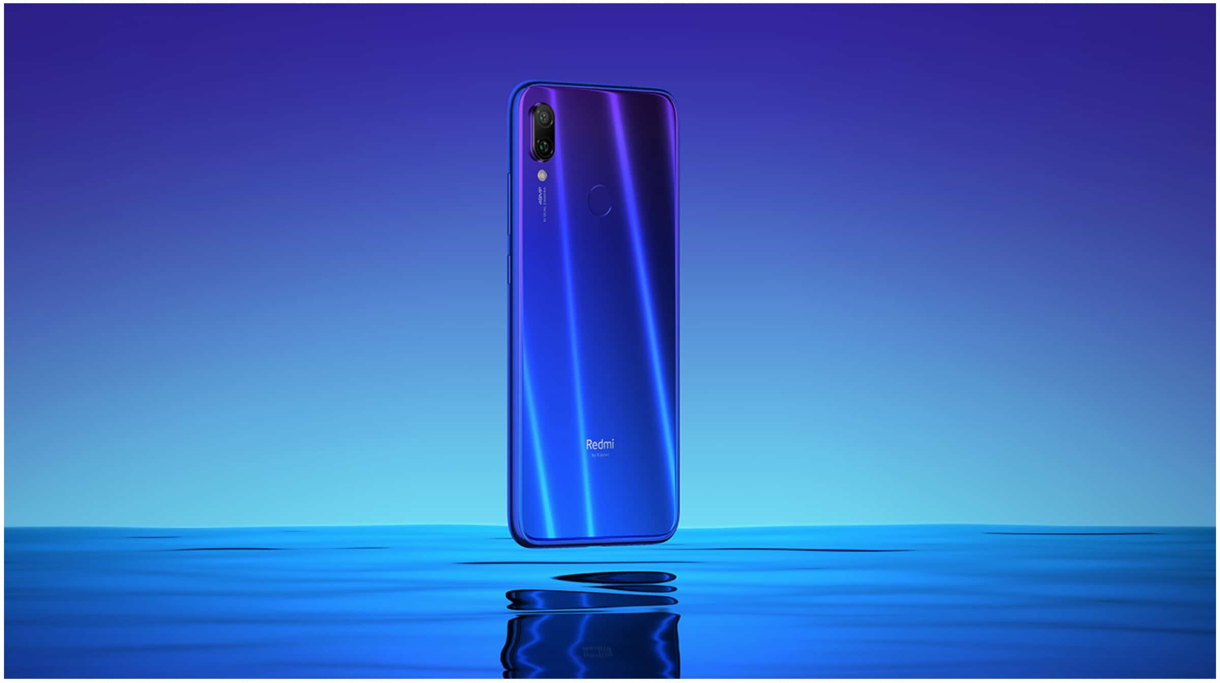 Blue Redmi Note 7pro - 2400x1345 Wallpaper - teahub.io