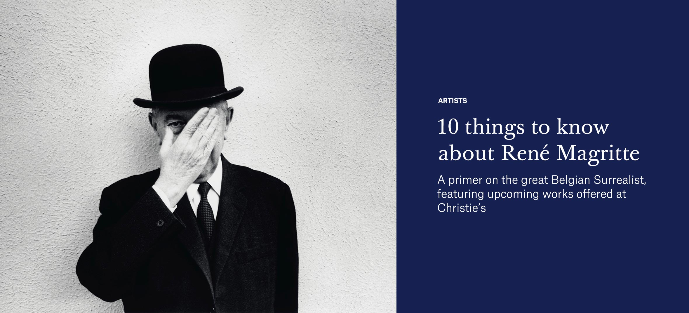 Magritte Portrait - 2360x1072 Wallpaper - teahub.io