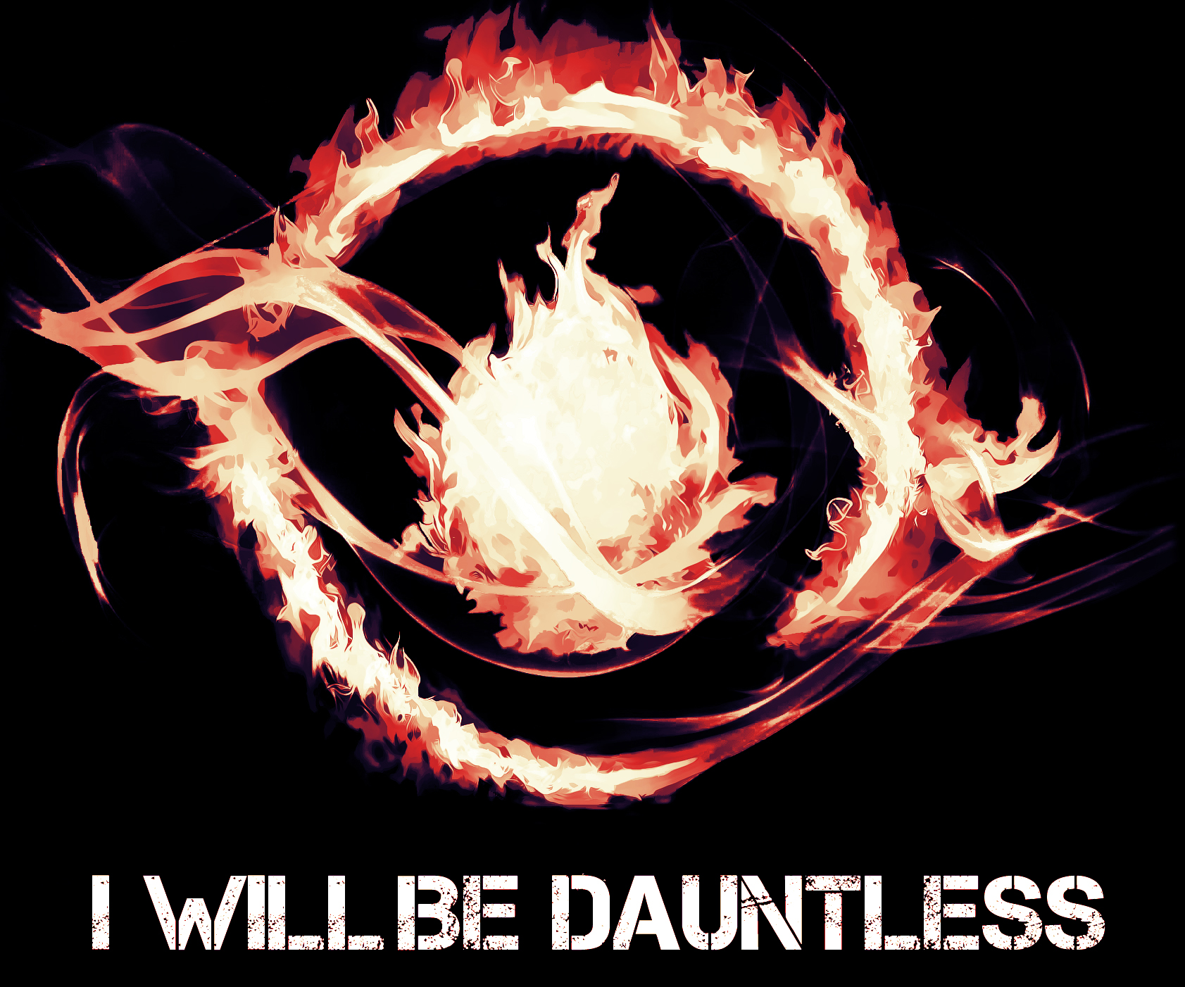 Dauntless Symbol Black Background
