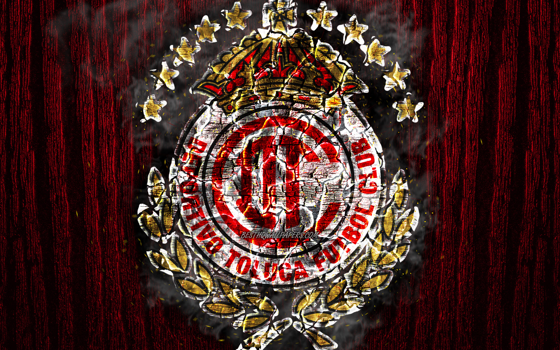 Deportivo Toluca, Scorched Logo, Primera Division, - Circle - 1920x1200 ...