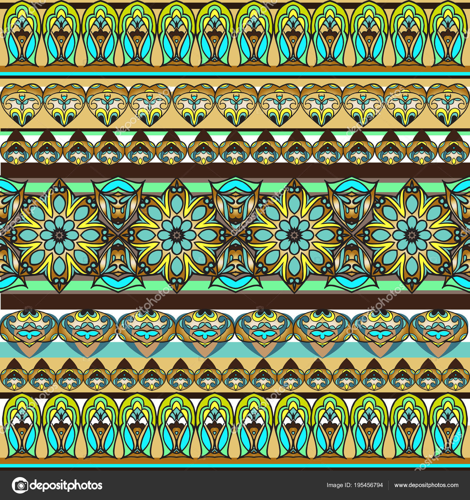 Geometric Textile Border - 1600x1700 Wallpaper - teahub.io