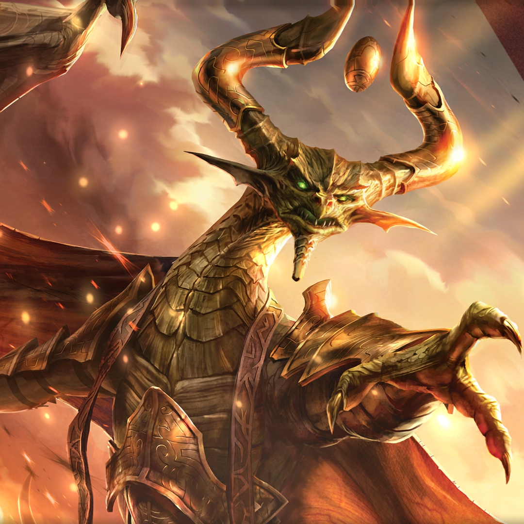 Nicol Bolas Dragon God - 1080x1080 Wallpaper - teahub.io