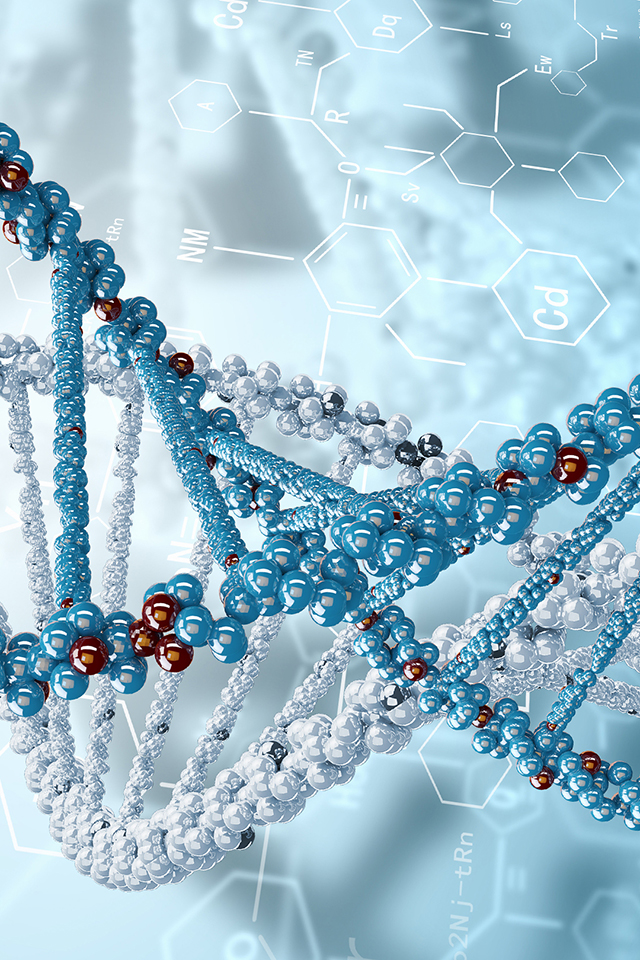 Dna Wallpaper - Illustration - 640x960 Wallpaper - teahub.io