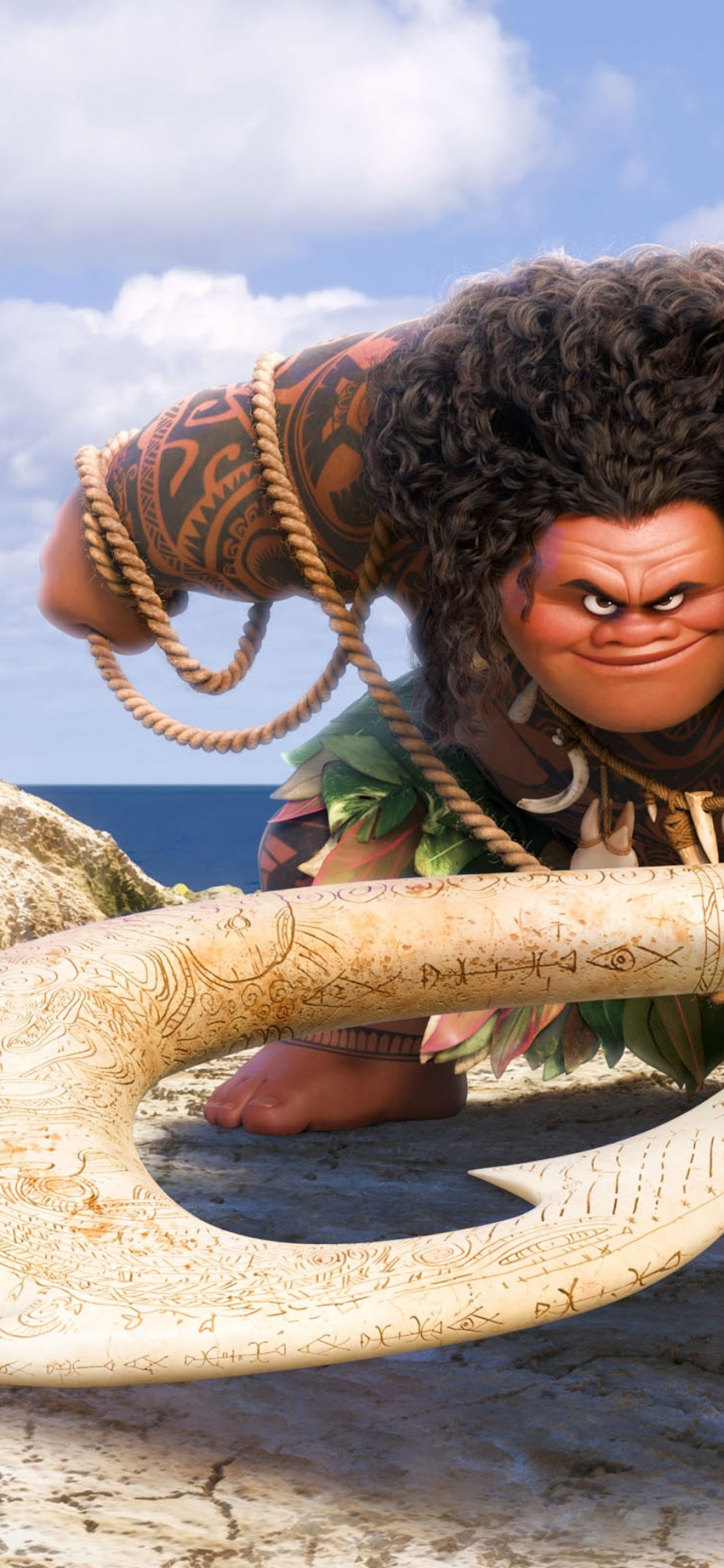 Moana, Animation, Disney, Maui - 1125x2436 Wallpaper - teahub.io