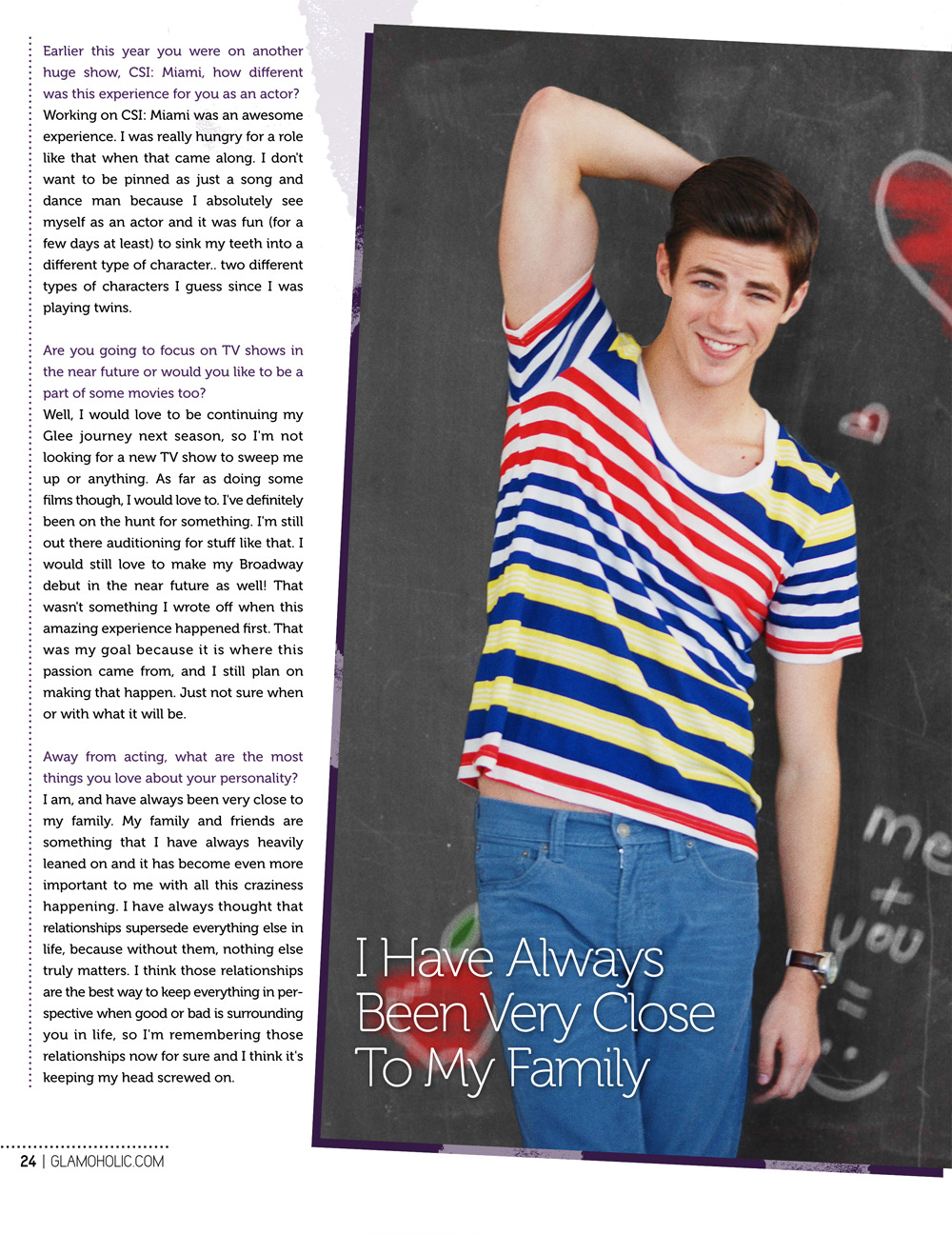 Chris Colfer - Chris Colfer Grant Gustin Shows - 1000x1296 Wallpaper ...