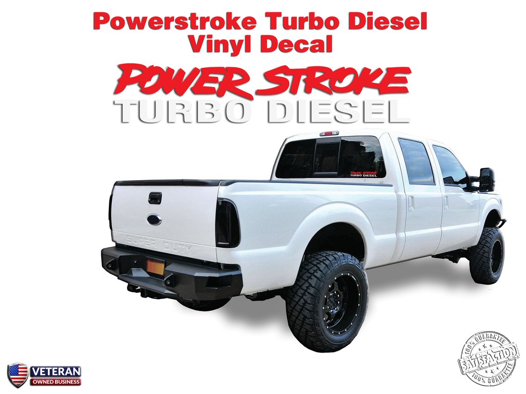 Powerstroke Sticker On Truck - 1024x768 Wallpaper - teahub.io