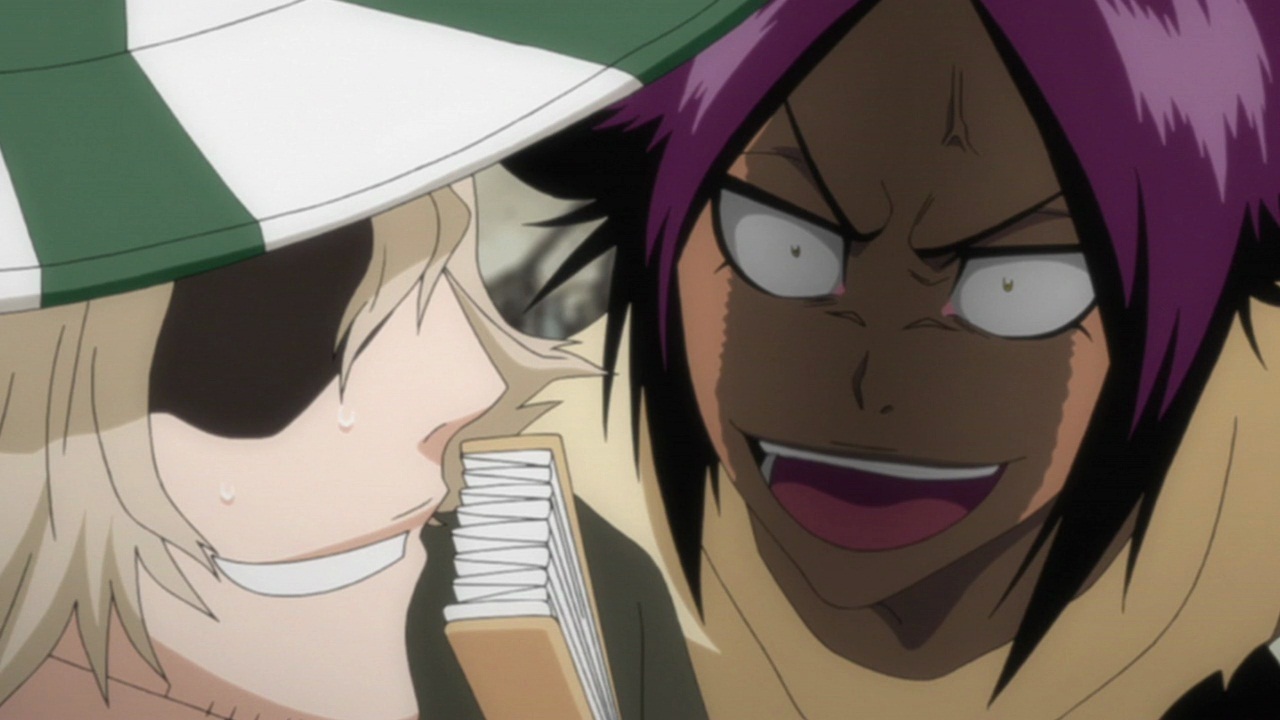 Yoruichi Shihoin And Kisuke Urahara Bleach Kisuke And Yoruichi 1280x720 Wallpaper