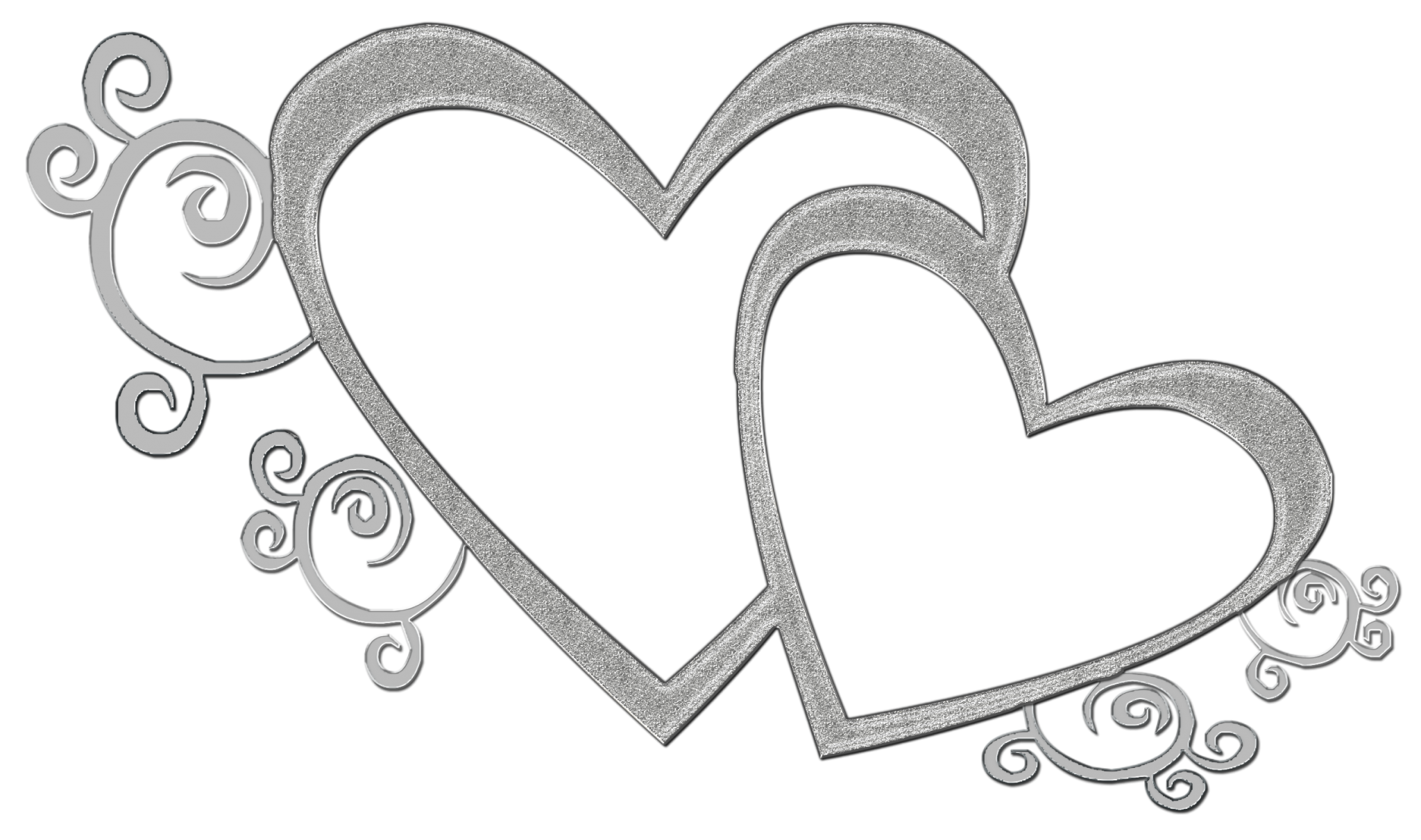 Interlocking Hearts Clipart