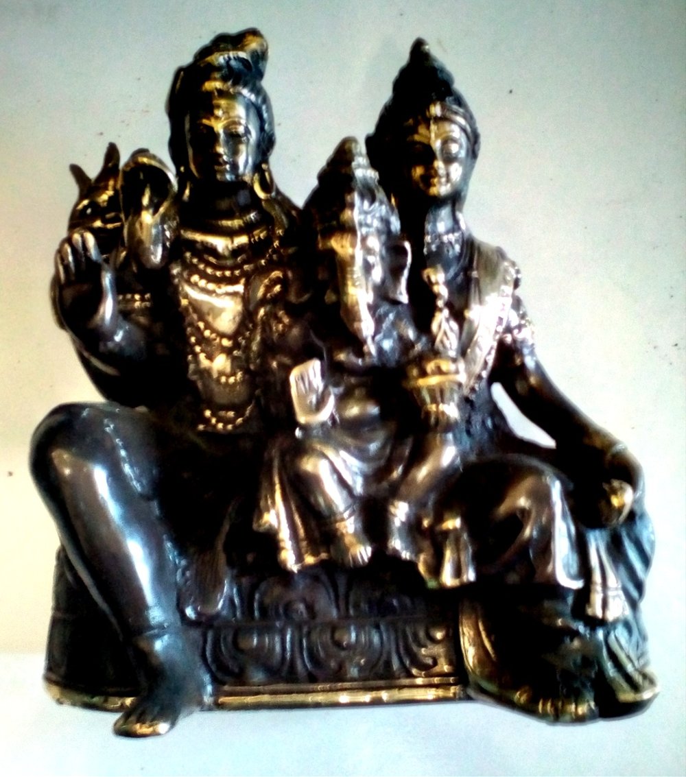 Patung Siwa Perunggu Keluarga Syiwa Dewi Parwati Dan - Statue ...