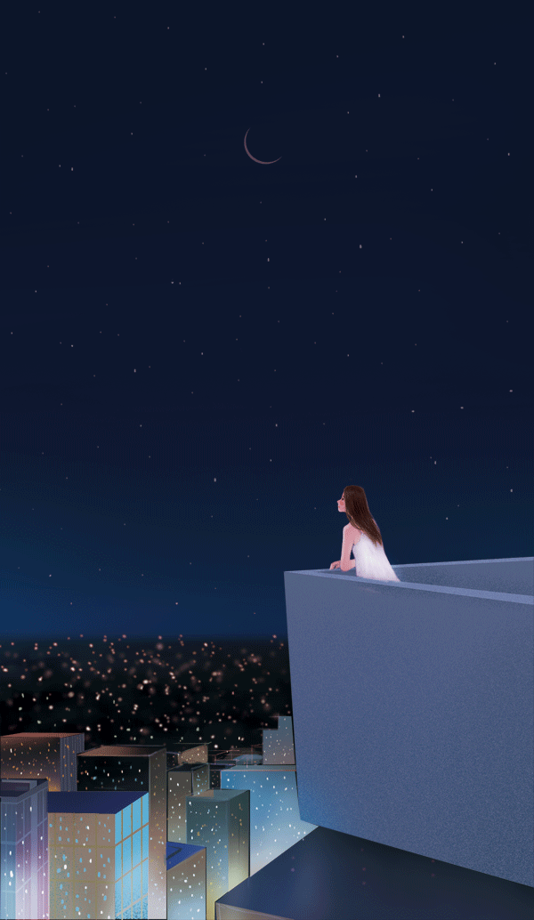Alone Girl Images Animated - 600x1034 Wallpaper - teahub.io